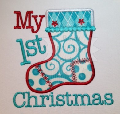 My 1st Christmas Stocking - Beau Mitchell Boutique